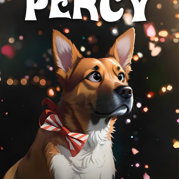 Custom Pixar Pet Poster, Custom Animated Pet Caricature, Pixar-inspired ...