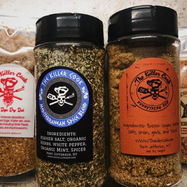 The Killer Cook's Passport to Flavor Four Dry Rub Gift Set 4 3oz Tins ...
