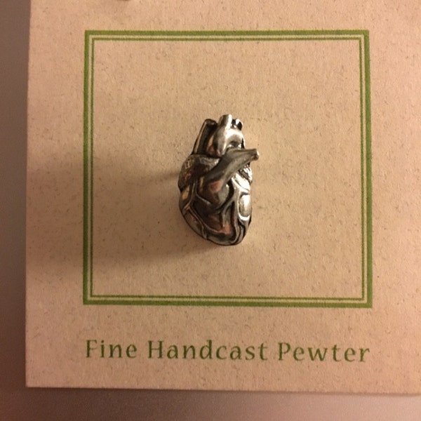 Human Heart Lapel Pin - CC389- Medical and Anatomy Pins for Doctors and ...