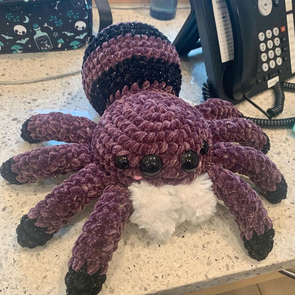 Spider, Crochet Pattern, PDF, Digital, Download, Low Sew Spider Pattern ...
