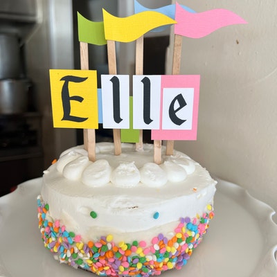 Pastel Vintage Style Disneyland Banner Party Supplies Pastel Birthday ...