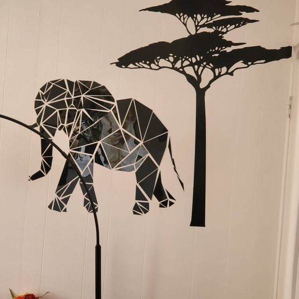 African Tree Vinyl Wall Decal Sticker - Nature-inspired Wall Decor ...