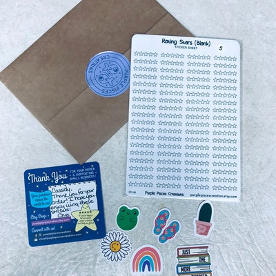 Book Review Sticker Pack 8 4.6w X 3.4h - Etsy