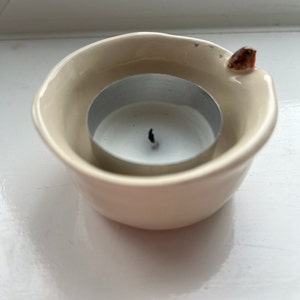 House Bud Vase With a Robin or Blue Tit Bird & Musical Notes Small Hand ...