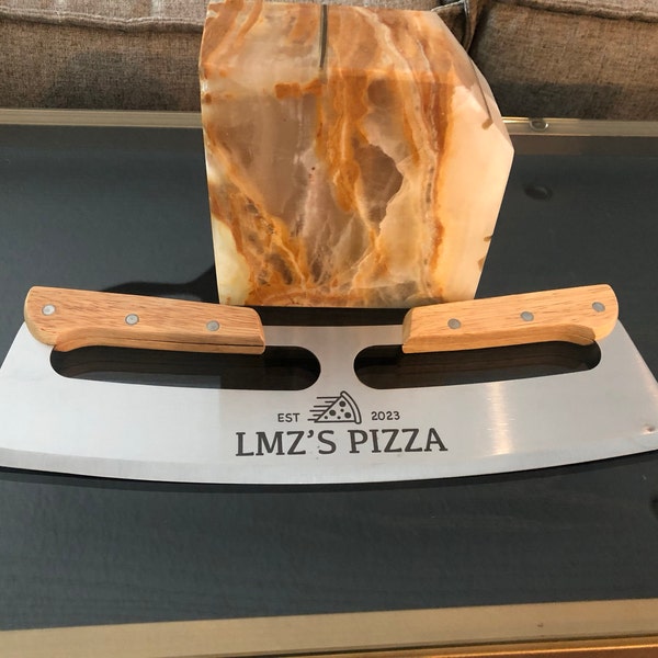 Personalized PIZZA CUTTER ROCKER | Custom Pizza Cooking Tool | Pizza ...