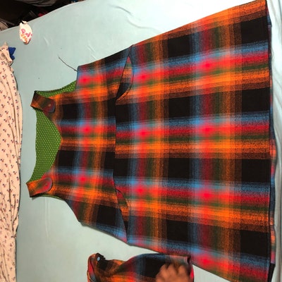 Easy Pattern A Line Overall Jumper Dress PDF Sewing Pattern for Women A ...