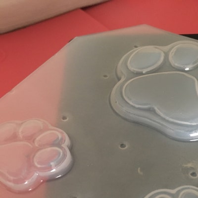 Large Paw and 2 Smaller Paws Handmade Flexible Plastic Resin Mold - Etsy