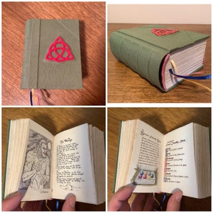 Goth Journal, Horror Mini 3x4 Journal, Hardcover Book With Skull, Book ...