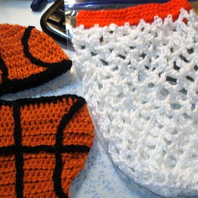 PATTERN ONLY Crochet Baby Basketball Net Cocoon Photography Photo Prop ...