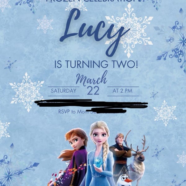 Frozen Birthday Banner Frozen Bunting Frozen Happy Birthday Decorations ...