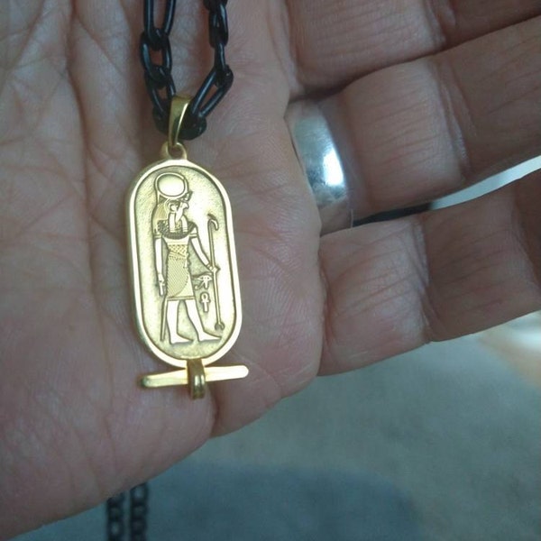 Egyptian Thoth Cartouche Necklace,egyptian Hieroglyphs Customizable ...