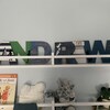 Peter Pan Themed Blue Nursery Letters - Etsy
