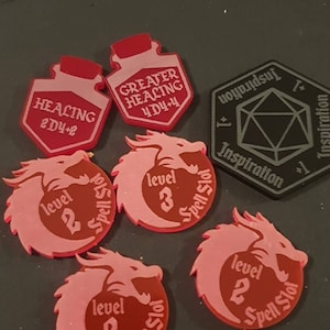 Dungeons and Dragons Campfire Tokens - Etsy UK