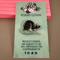 Black Rat Enamel Pin - Etsy Canada