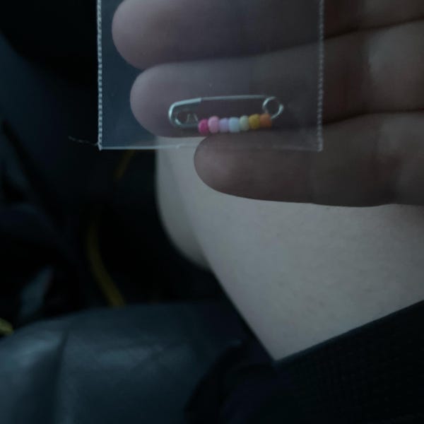Minimalist PRIDE Pin, .75inch Safety Pin - Etsy