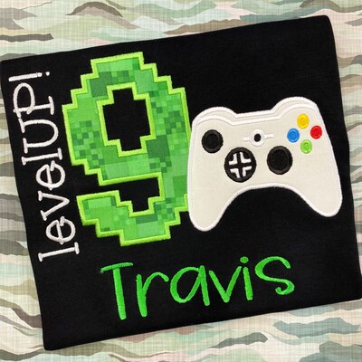 Xbox Applique Design Video Game Controller Embroidery Design 3,4,5,6 ...