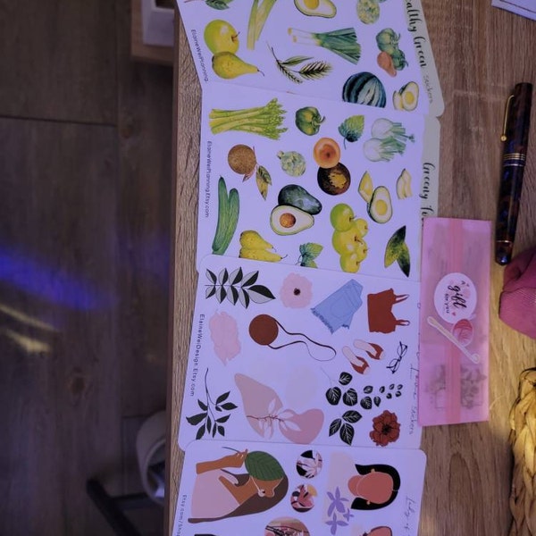 Days of the Week Stickers| Pastel Printable Stickers| Weekly Functional ...