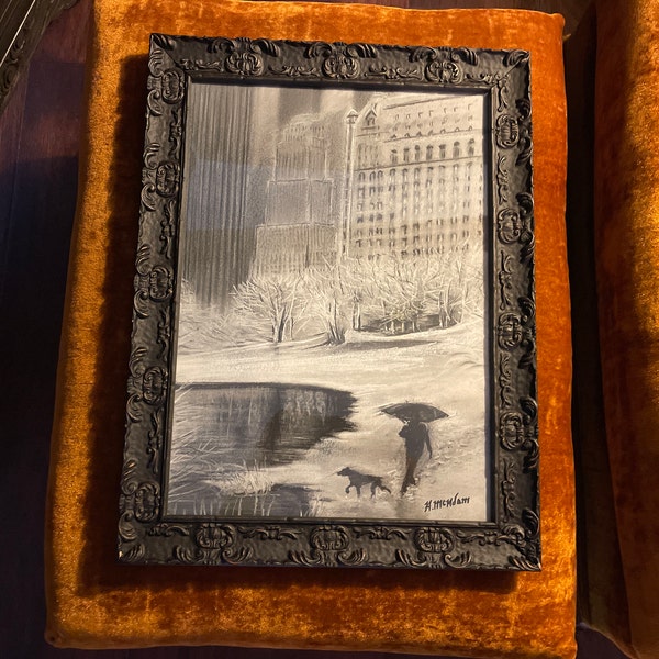 Original Signed Art by Andrew Mcadam. 'taxi'. Unframed, Size A3. - Etsy