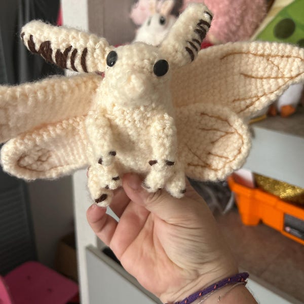 Poodle Moth Crochet Pattern ~ Amigurumi PDF Patterns ~ ENGLISH ...