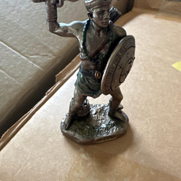 Vintage Ogun Mini Statue - Small Orisha Oggun - Yoruba Orisha God of ...