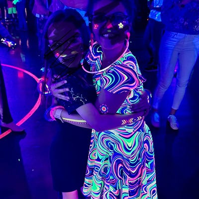 3PC Rave Outfit Lilac Purple Sparkly Jewel Holographic Crop Tank, Hi Lo ...