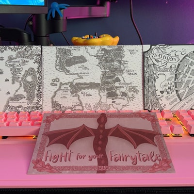 The Cruel Prince Map Print Hand Drawn Art Print - Etsy