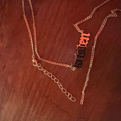 Japanese Kanji Name Necklace Katakana Hiragana Script - Etsy