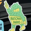 11x17 National Parks Print With Tree Stickers - Etsy