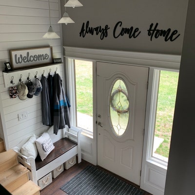 Always Come Home, Wood Words, Wood Word Cut Out, Laser Cut, Wedding ...