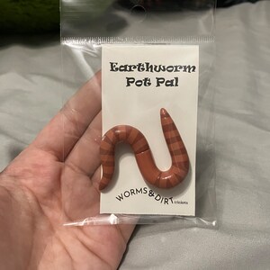 Earthworm Pot Pal Plant Pot Accessory - Etsy