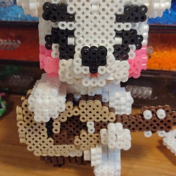 Ancient Nine Tail Fox 3D Perler Bead Pattern Digital - Etsy