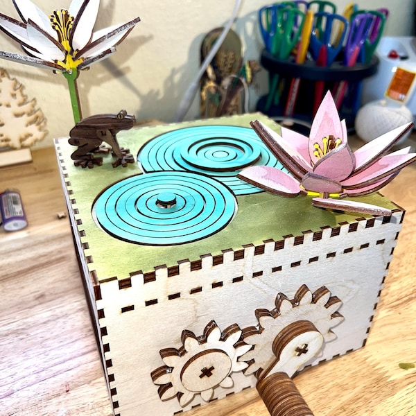 Rain Drop Kinetic Sculpture: Laser Cut Automata Plans (digital File ...