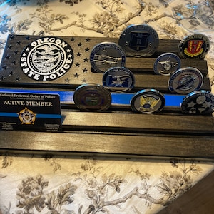 Challenge Coin Board We Customize for Free | Etsy