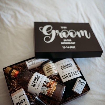 Gift for Groom From Bride on Wedding Day, Groom Gift Box, Wedding Gift ...