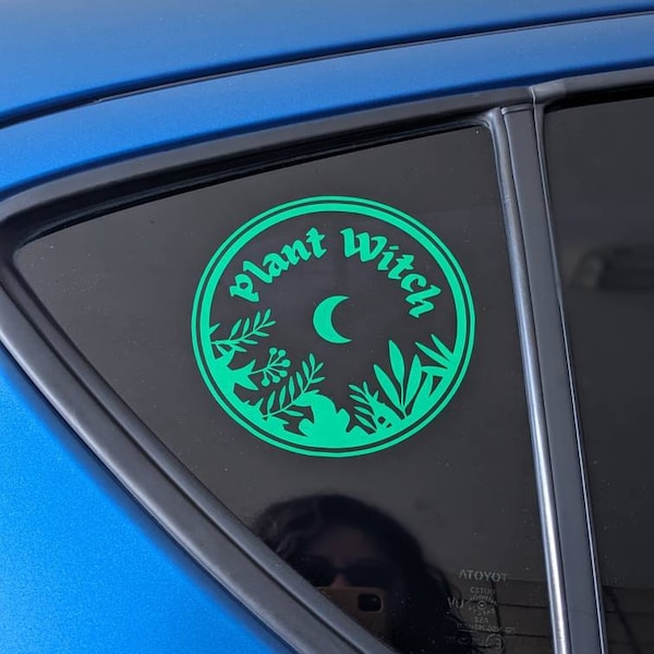 Gold Moon Decal, Moon Phase Sticker, Moon Bumper Sticker for Car ...