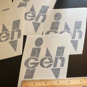Ingen Jurassic Decal Window Stickers - Etsy