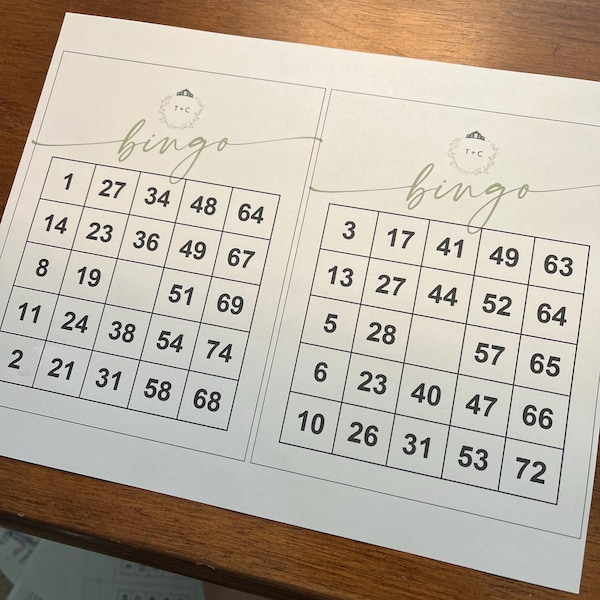 500 4th of July Bingo Cards Pdf Download, 1, 2, and 4 per Page, Large ...