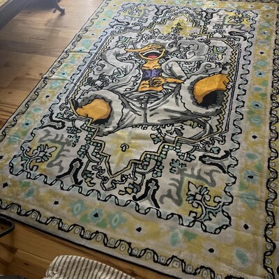 Virolog Rug,rock Rug, Heavy Metal Rug, Rock N Roll Decor, Modern Rug ...