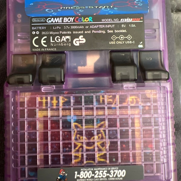 Ancient Mew GBA Holographic Label - Laminated Replacement Label for ...