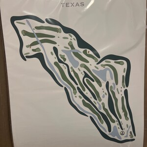 Baywood Greens, Delaware Golf Course Map, Home Decor, Golfer Gift for ...