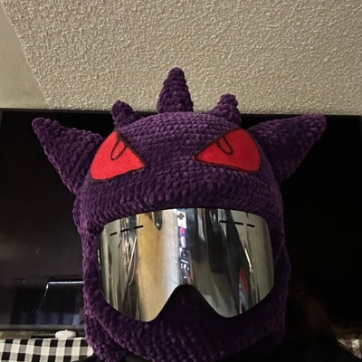 PATTERN Motorcycle Crochet Dino Helmet Cover M - Etsy