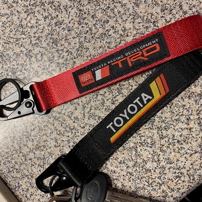 Retro TRD Stripes Metal Emblem Keychain for Toyota - Etsy