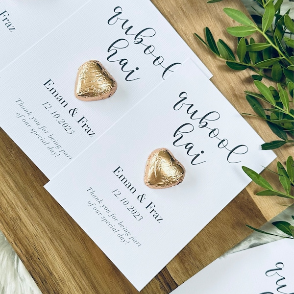 Chocolate Heart Wedding Favours, Love is Sweet, Unique, Handmade ...