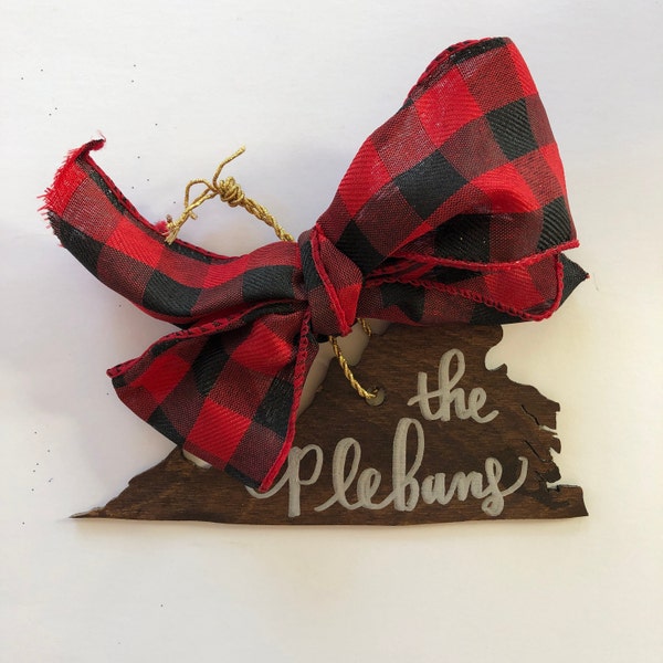 2" - 34" Virginia, VA State Wooden Cutout Shape, Silhouette, Gift Tags ...