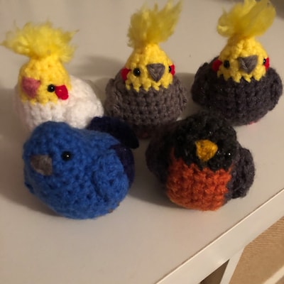 Indigo Bunting Bird Plush Toy Stuffed Animal Amigurumi - Etsy
