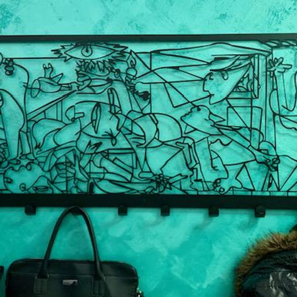 Metal Wall Art 3 Panels Oak Tree Wall Decor Tree Decoration ...