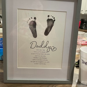 Daddy Handprint Poem Fathers Day Birthday Daddy Dad Poem Printable Kids ...