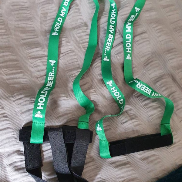 Beer Festival Lanyard Glass Harness Sling “hold My Beer” Pint Beerfest ...