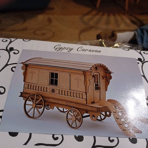 Gypsy Caravan Kit- Build Your Own- Vardo Wagon- Mini - Ships From USA ...