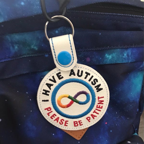 Please Be Patient I Have Autism Tag, Autism Tag for Backpack, Autism ...